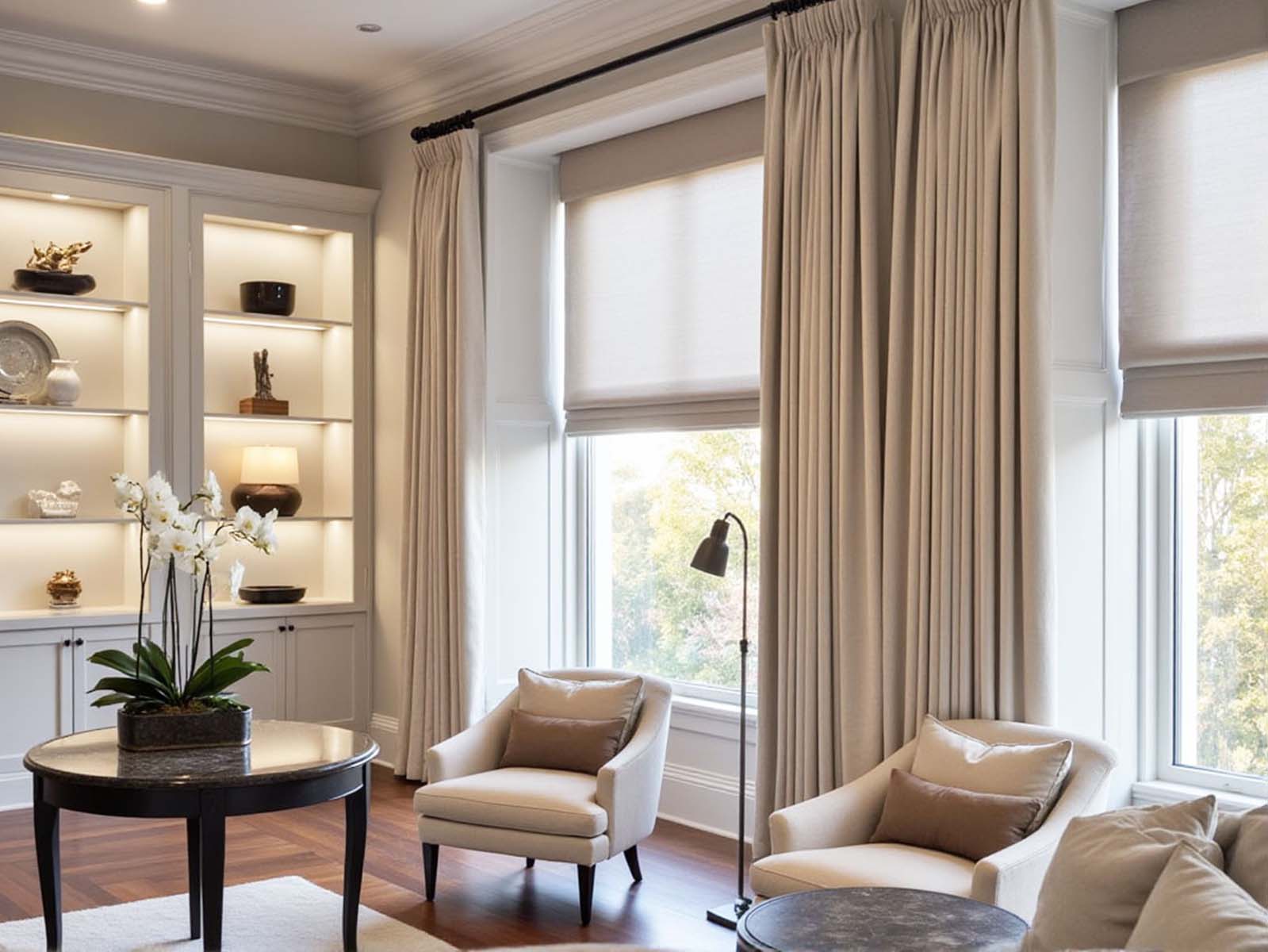 Ultimate Curtain Guide for Large Living Room Windows. – Miulee